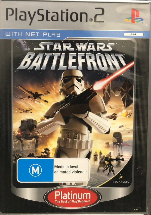 Star Wars Battlefront Platinum PS2 – Gametraders Modbury Heights