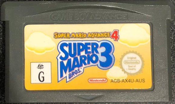 Super Mario Advance 4 Super Mario Bros 3 Gameboy Advance – Gametraders ...