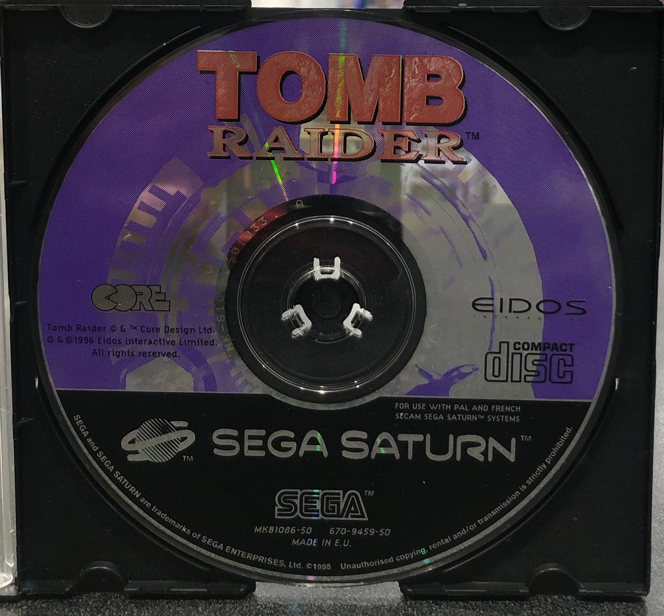 Tomb Raider Sega Saturn (Disk Only) - Gametraders Modbury Heights