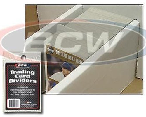 BCW Trading Card Dividers Vertical (10 Dividers Per Pack) - Gametraders ...
