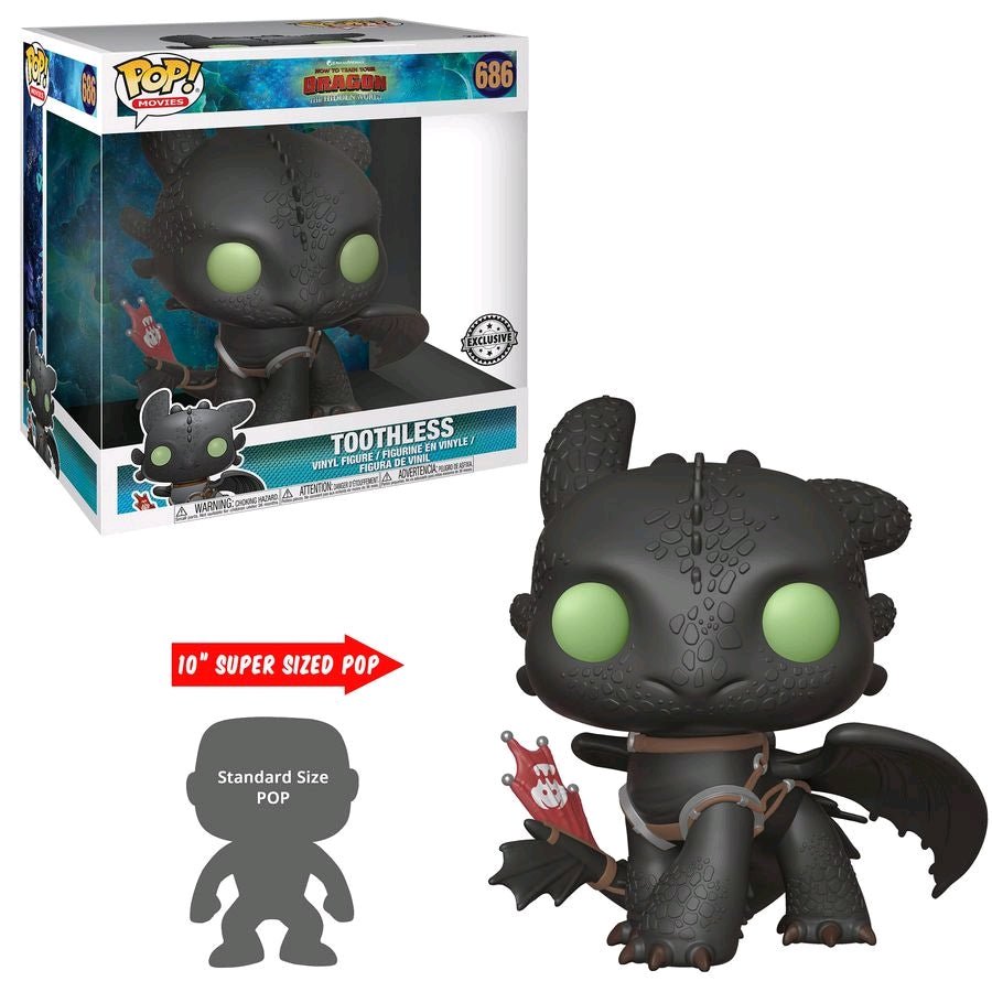How to Train Your Dragon 3: The Hidden World - Toothless 10" US ...