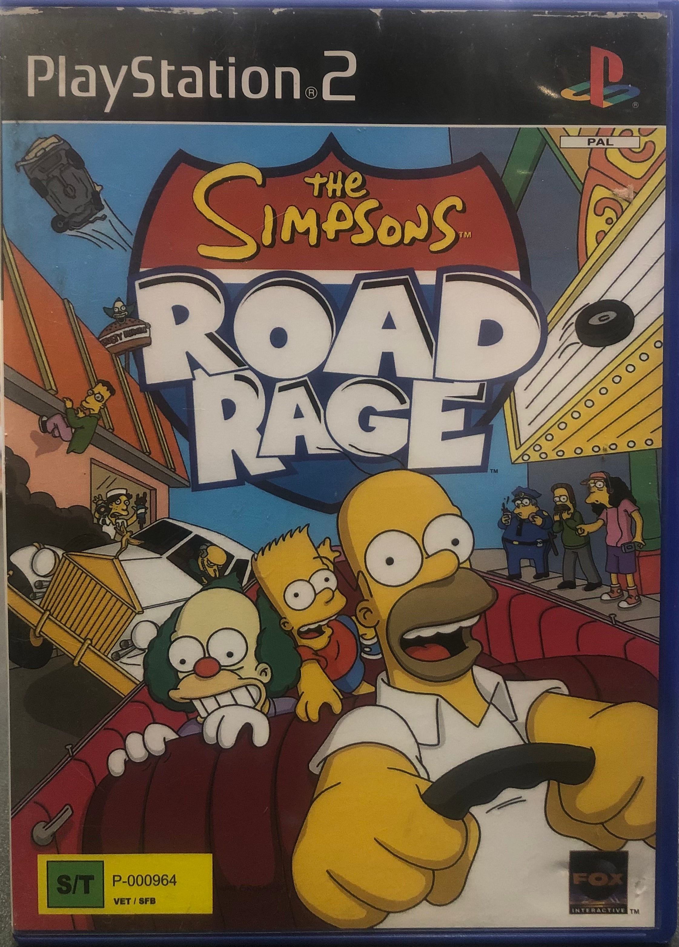 The Simpsons Road Rage PS2 - Gametraders Modbury Heights