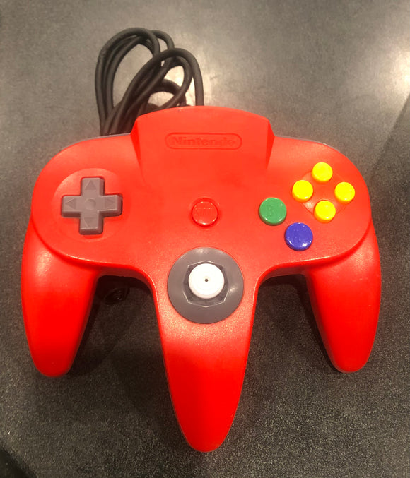 Nintendo 64 Genuine Controller Red – Gametraders Modbury Heights