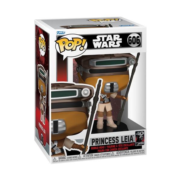Star Wars: Return of the Jedi 40th Anniversary - Leia Boushh Pop! Vinyl ...